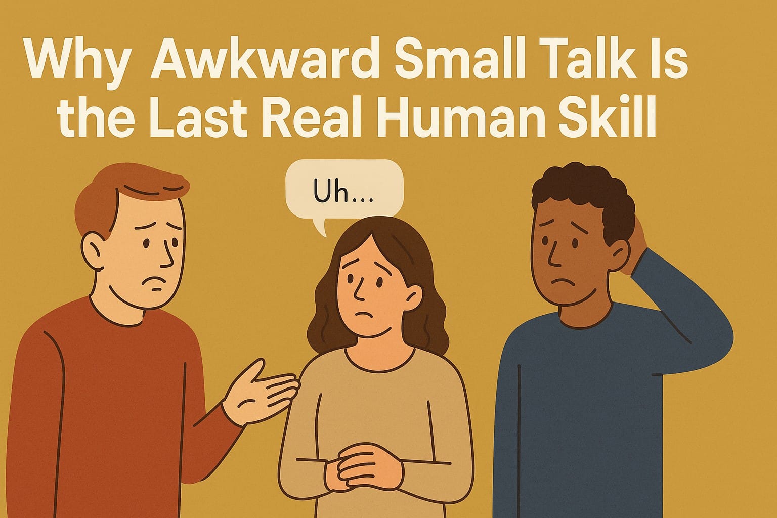Why Awkward Small Talk Is the Last Real Human Skill